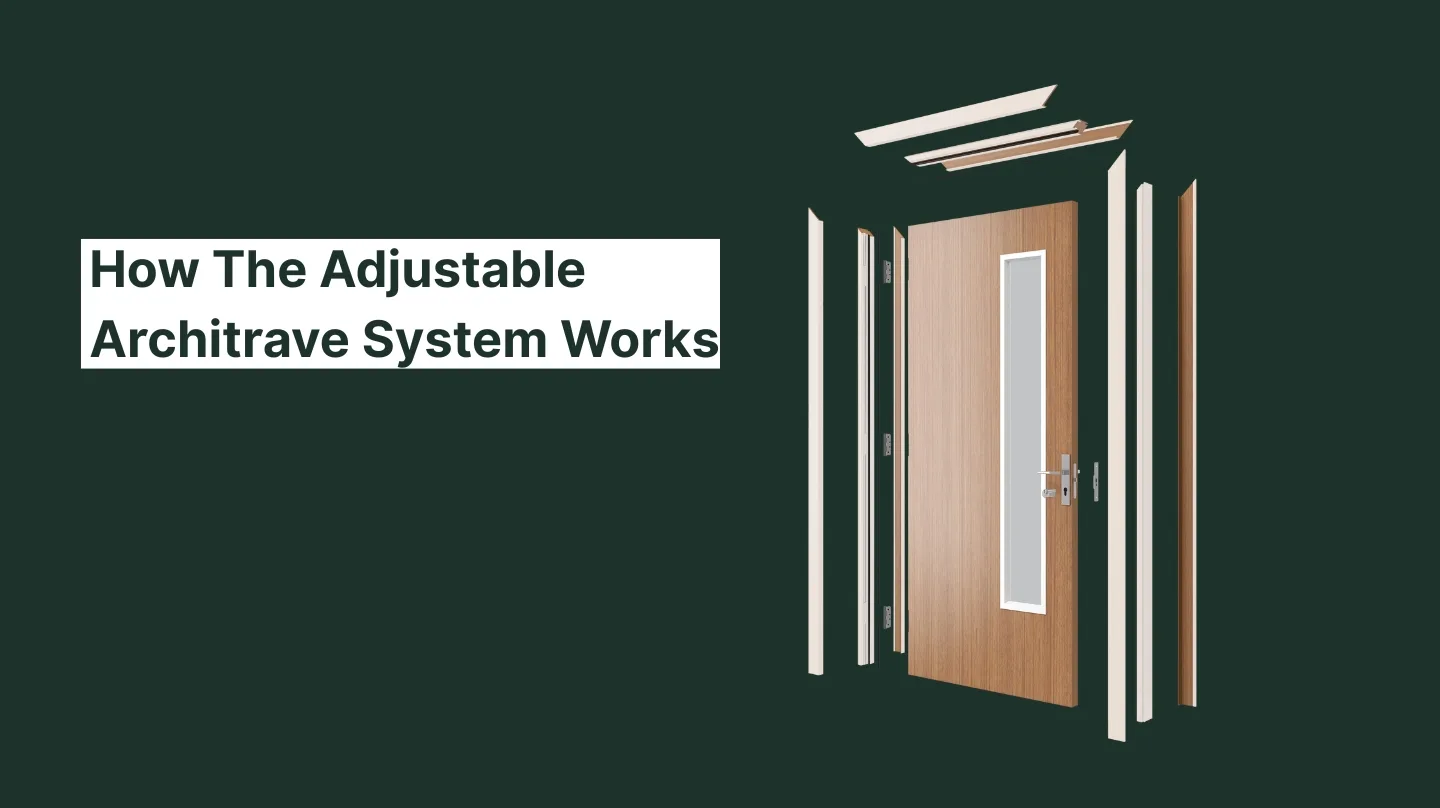How the Adjustable Architrave Works - Modulo Doorsets
